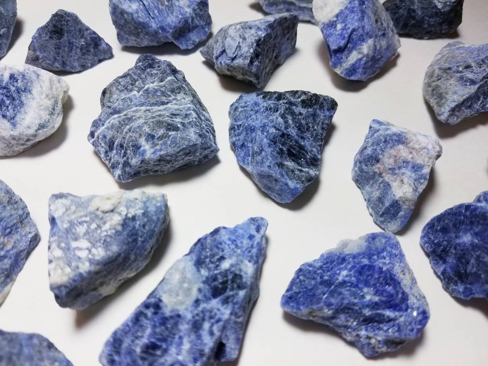 Sodalite Raw Specimens Crystal Healing Rock Collection | Etsy