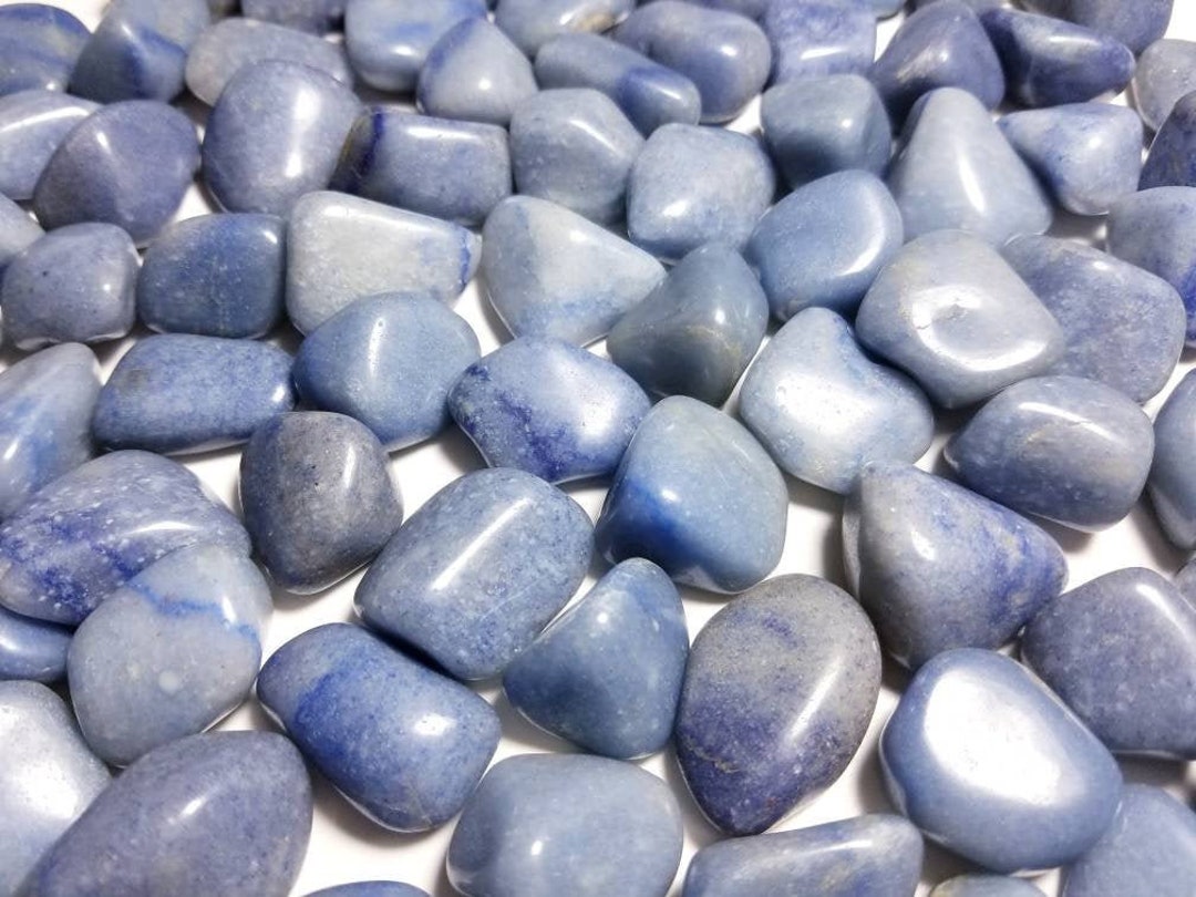 Blue Quartz Tumbled Stones - Crystal Healing - Rock Collection ...