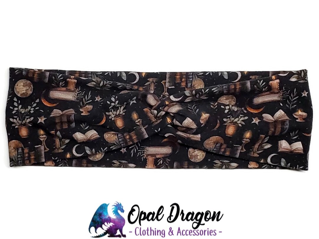 Book Headband - Dark Academia Hair Accessories - Gifts for Book Lovers ...