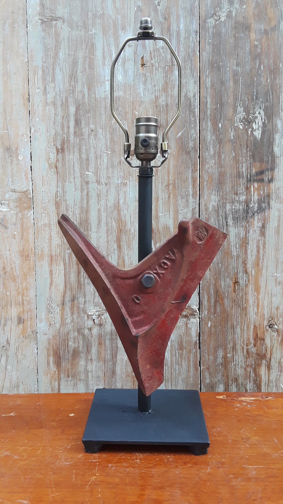 Vintage Farm Artifact Lamp - Etsy