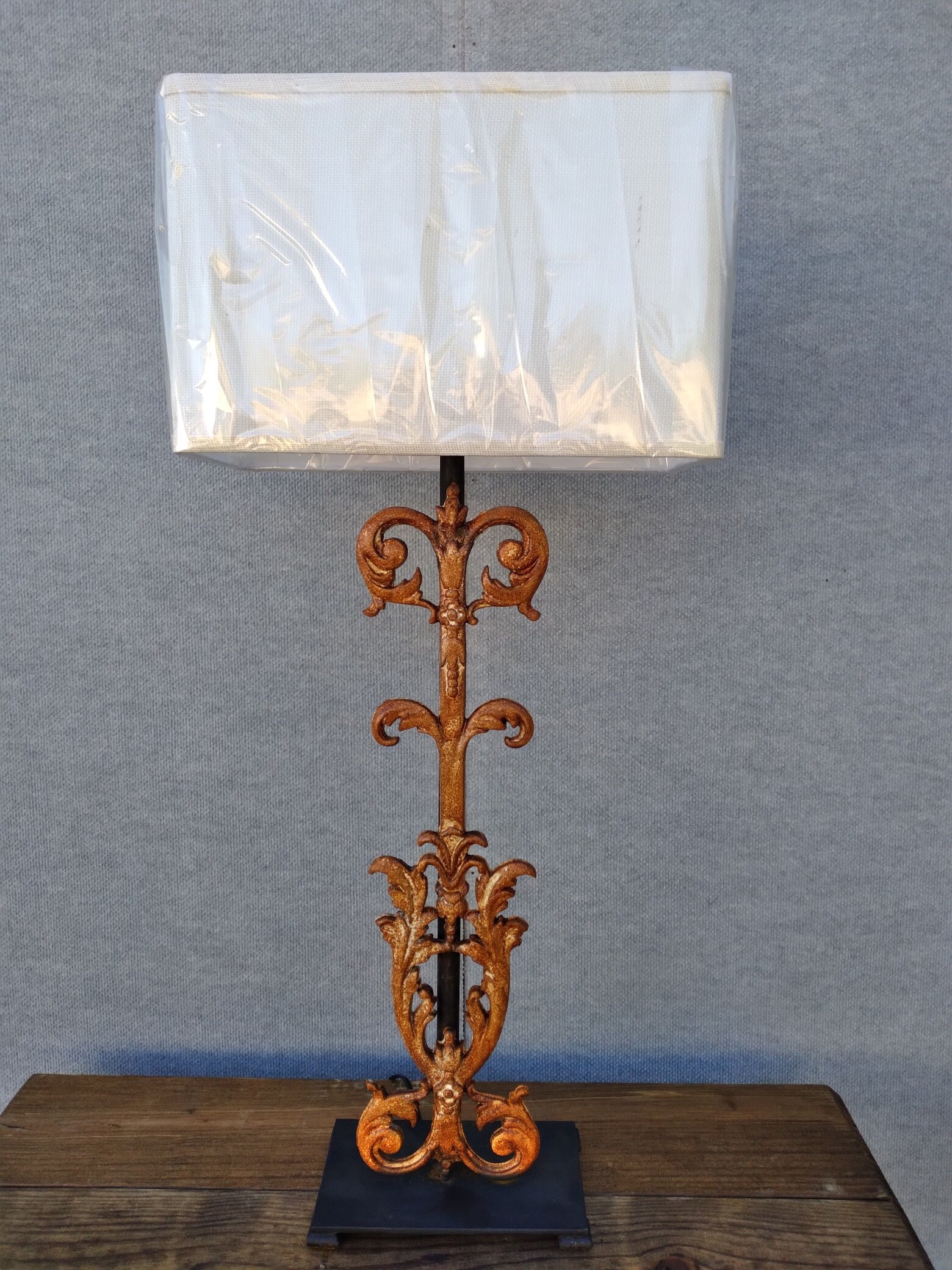 Architectural Cast Iron Balustrade Lamp - Etsy