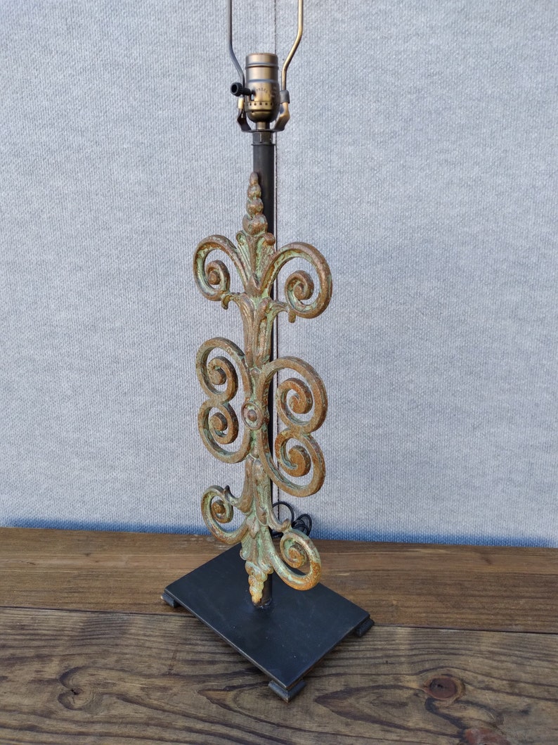Architectural Scroll Artifact Lamp (pair Available) - Etsy