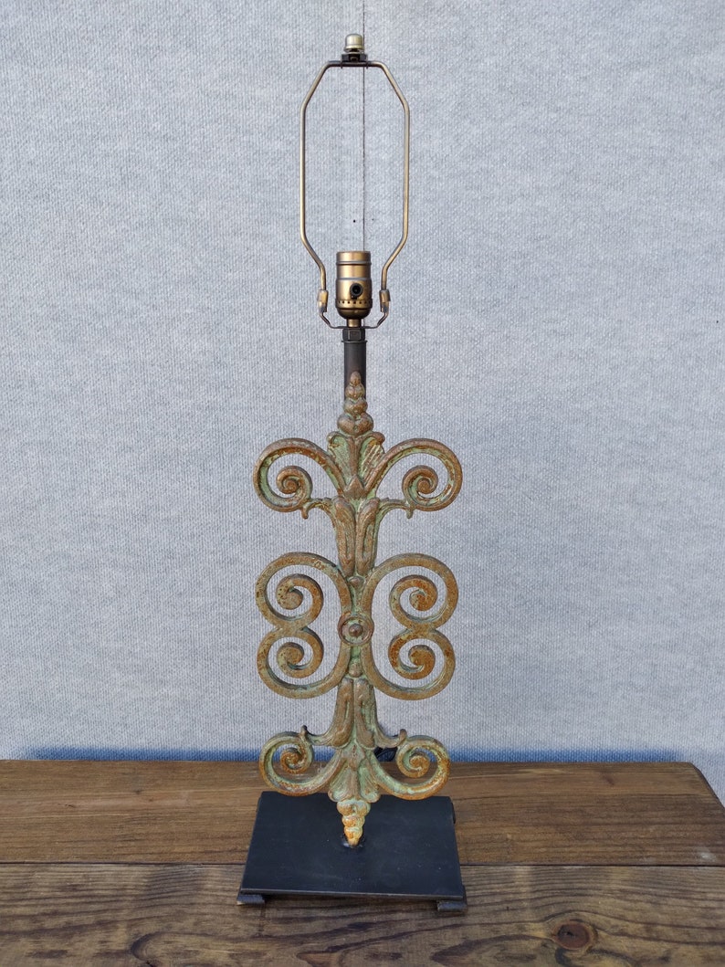 Architectural Scroll Artifact Lamp (pair Available) - Etsy