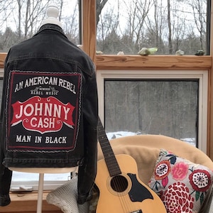 Up-cycled JOHNNY CASH Vintage Calvin Kline Denim Jacket - Etsy