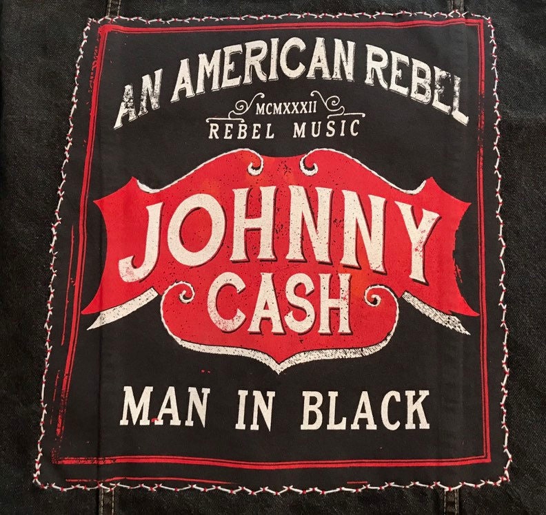 Up-cycled JOHNNY CASH Vintage Calvin Kline Denim Jacket - Etsy