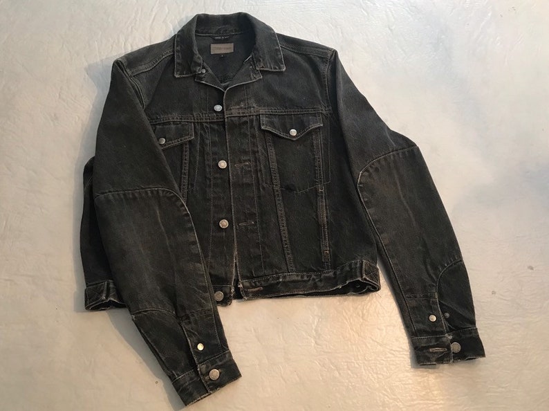 Up-cycled JOHNNY CASH Vintage Calvin Kline Denim Jacket - Etsy