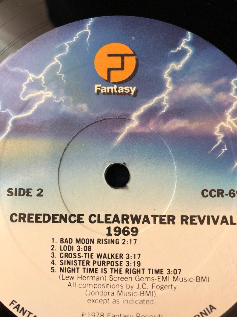 Creedence Clearwater Revival 1969 Vinyl - Etsy