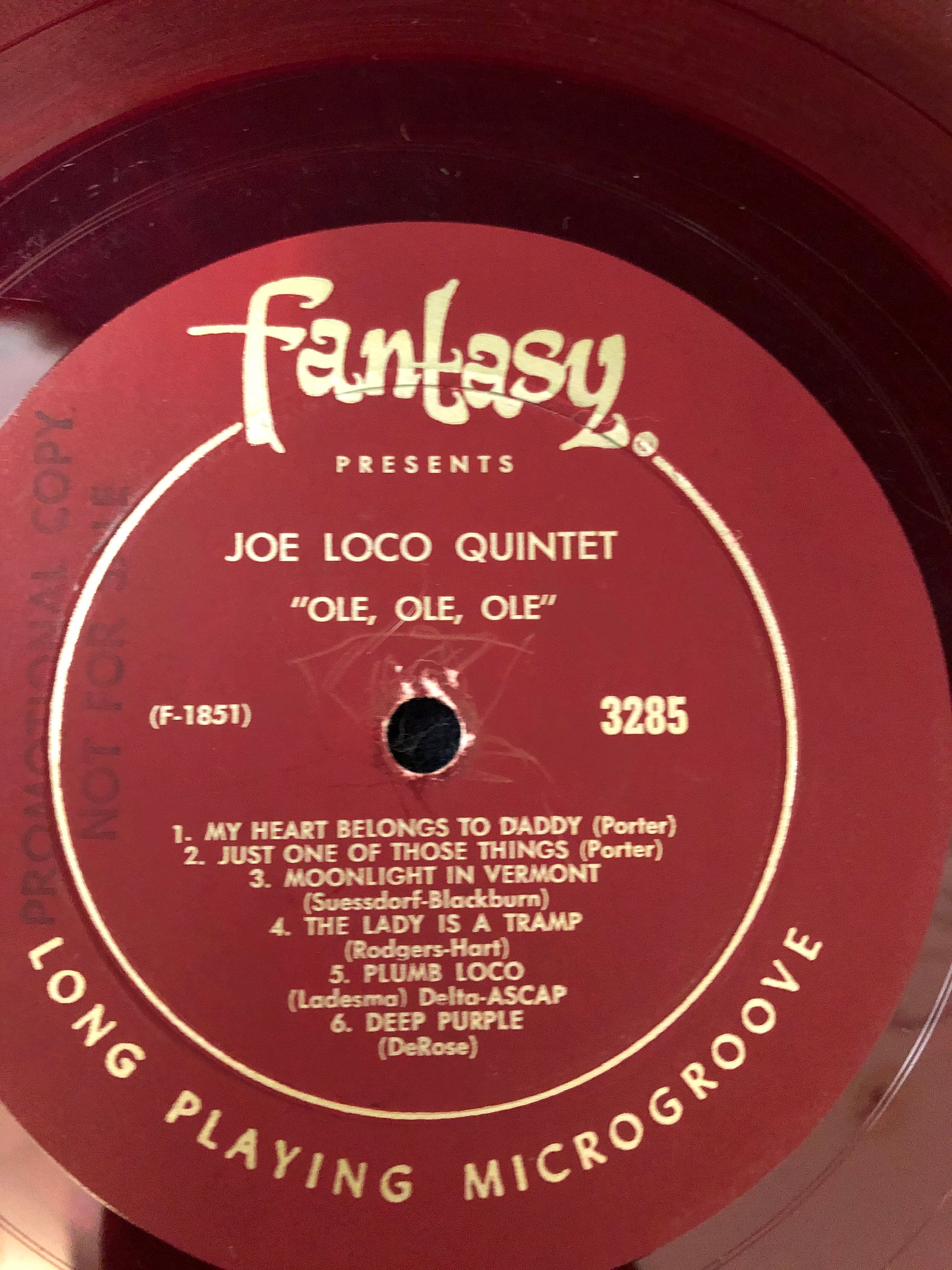 Joe Loco Quintet Ole! Ole! Ole! Ole! Vinyl LP - Etsy UK