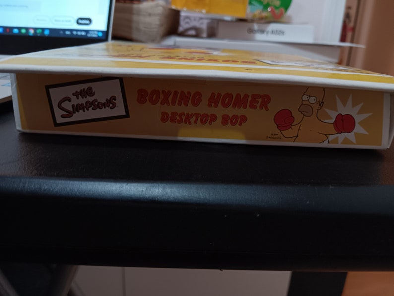The Simpsons Boxing Homer Desktop Bop - Etsy