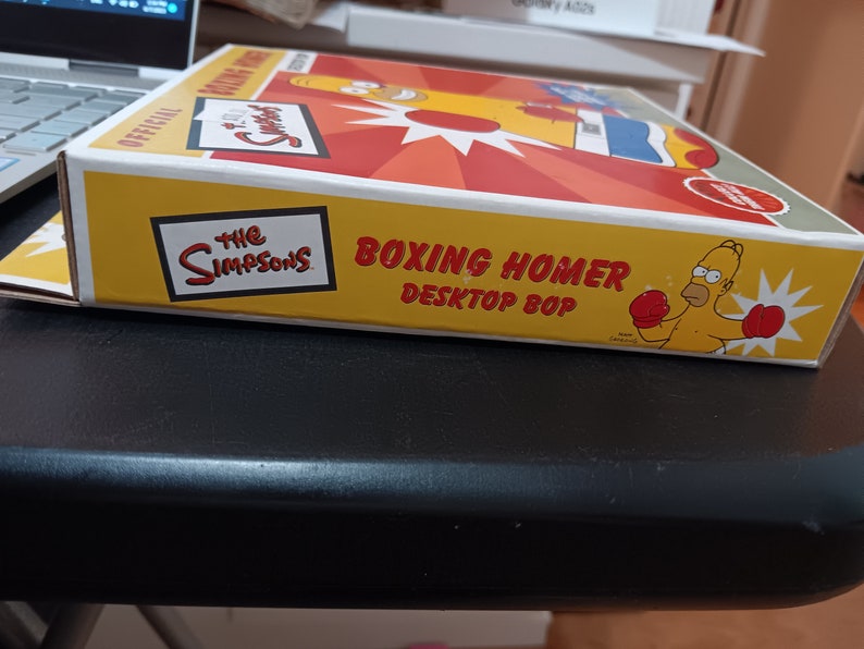 The Simpsons Boxing Homer Desktop Bop - Etsy