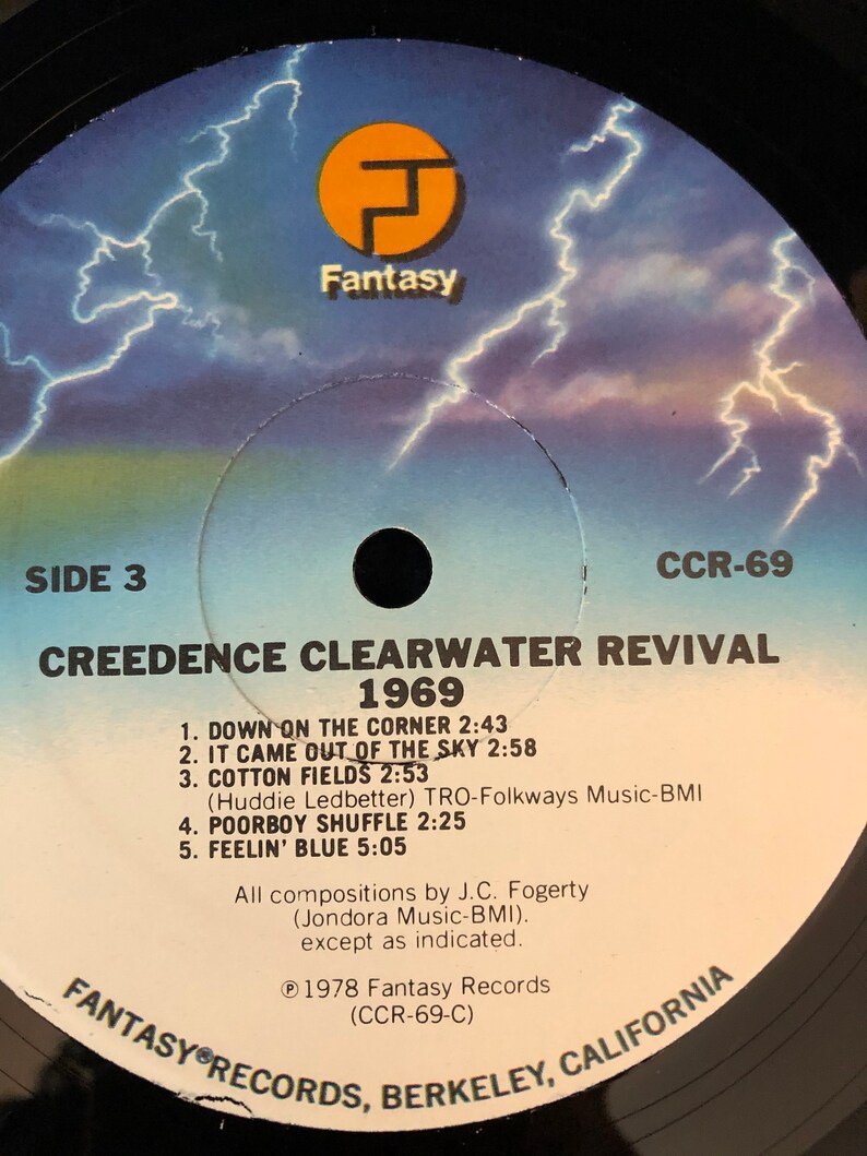 Creedence Clearwater Revival 1969 Vinyl - Etsy