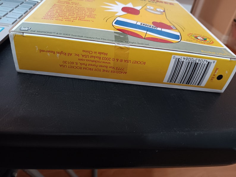 The Simpsons Boxing Homer Desktop Bop - Etsy