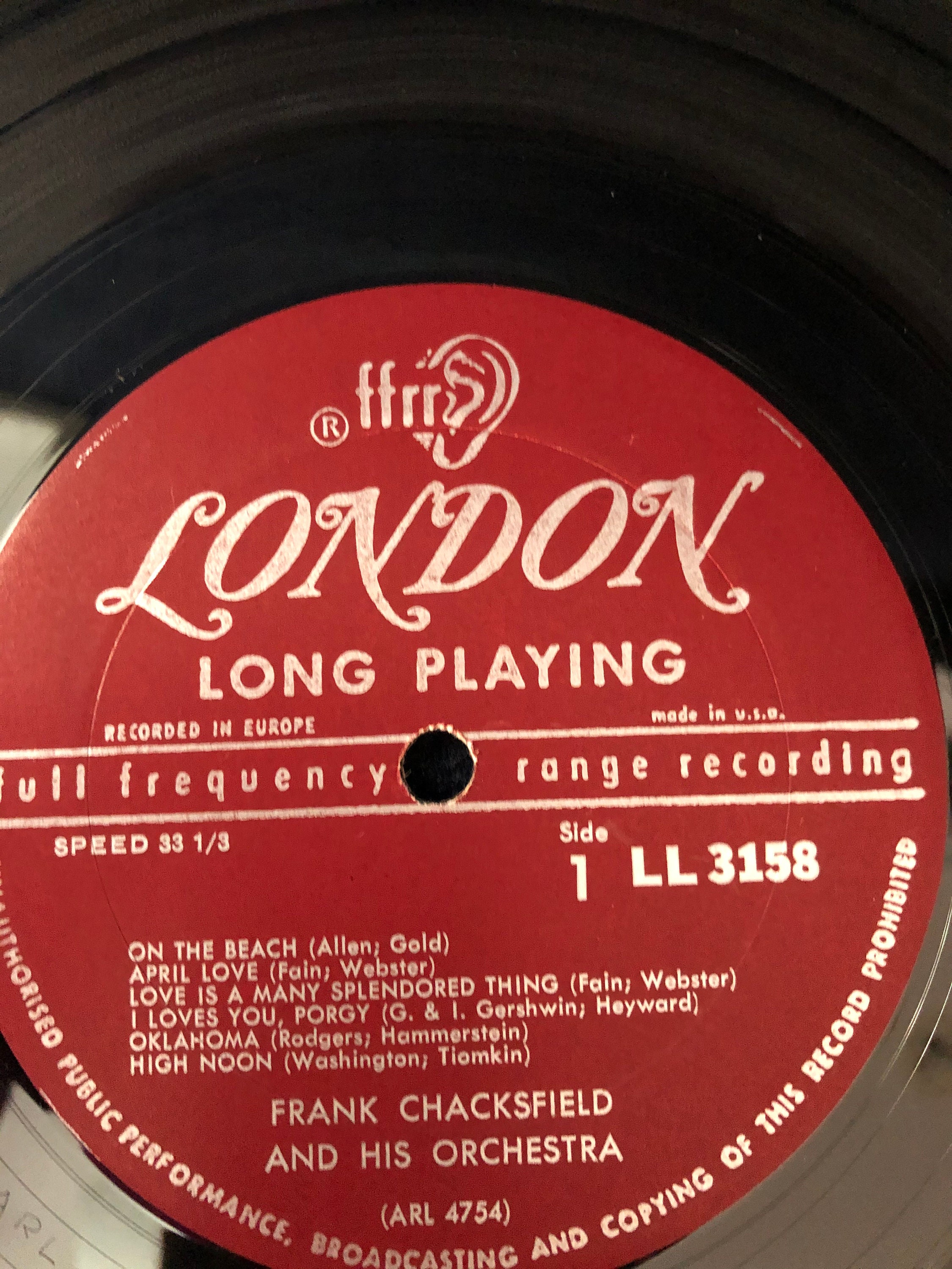 Frank Chacksfield and His Orchestra on the Beach Vinyl LP - Etsy