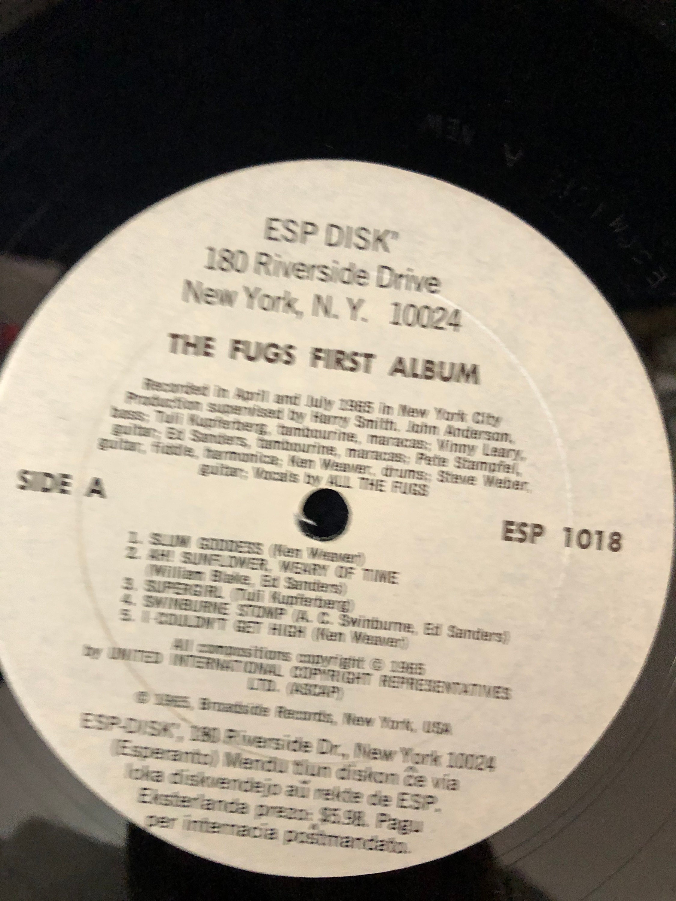 The Fugs First Album Reissue of Broadside - Etsy