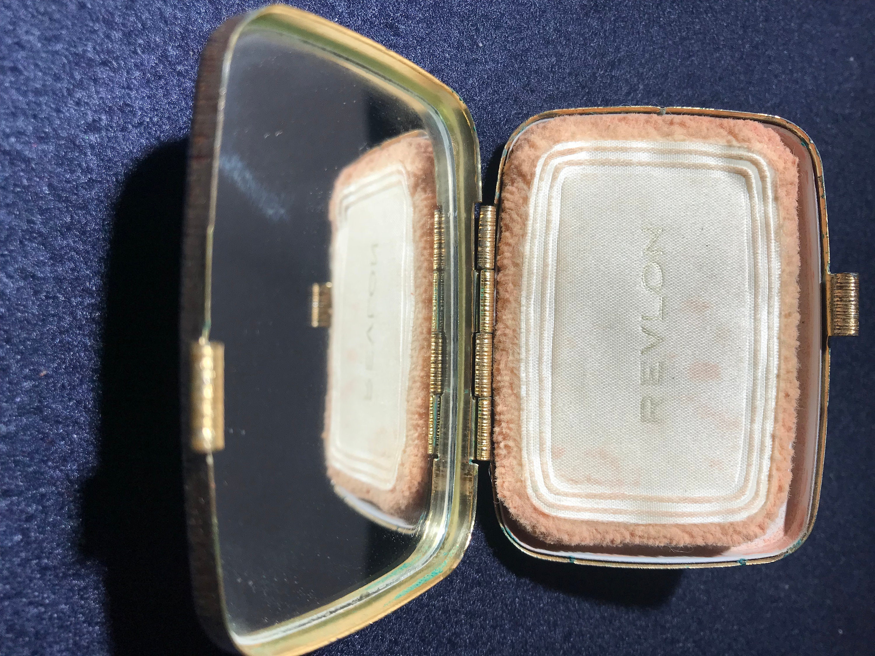 Vintage Revlon Gold Compact Love Pat Pressed Powder Make-up - Etsy