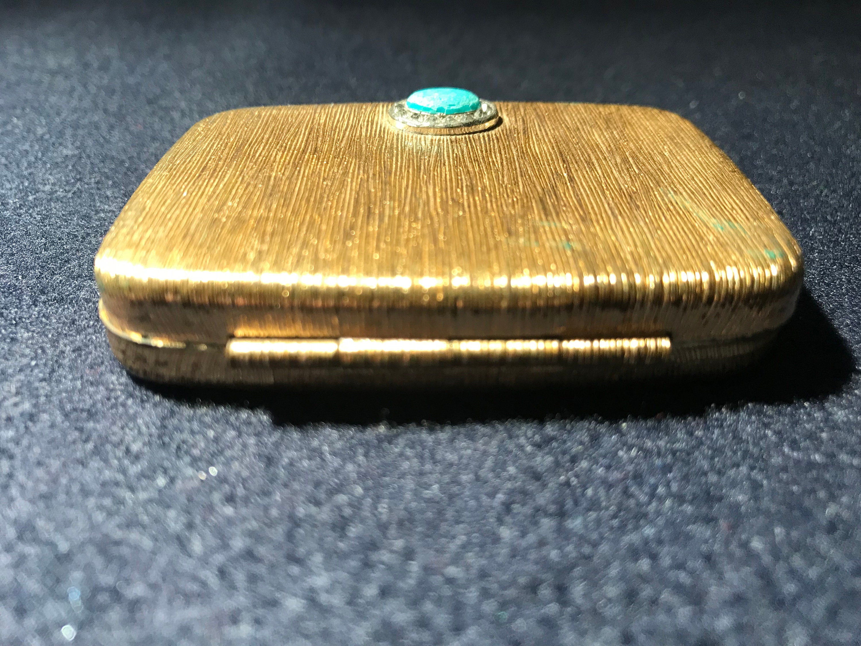 Vintage Revlon Gold Compact Love Pat Pressed Powder Make-up - Etsy
