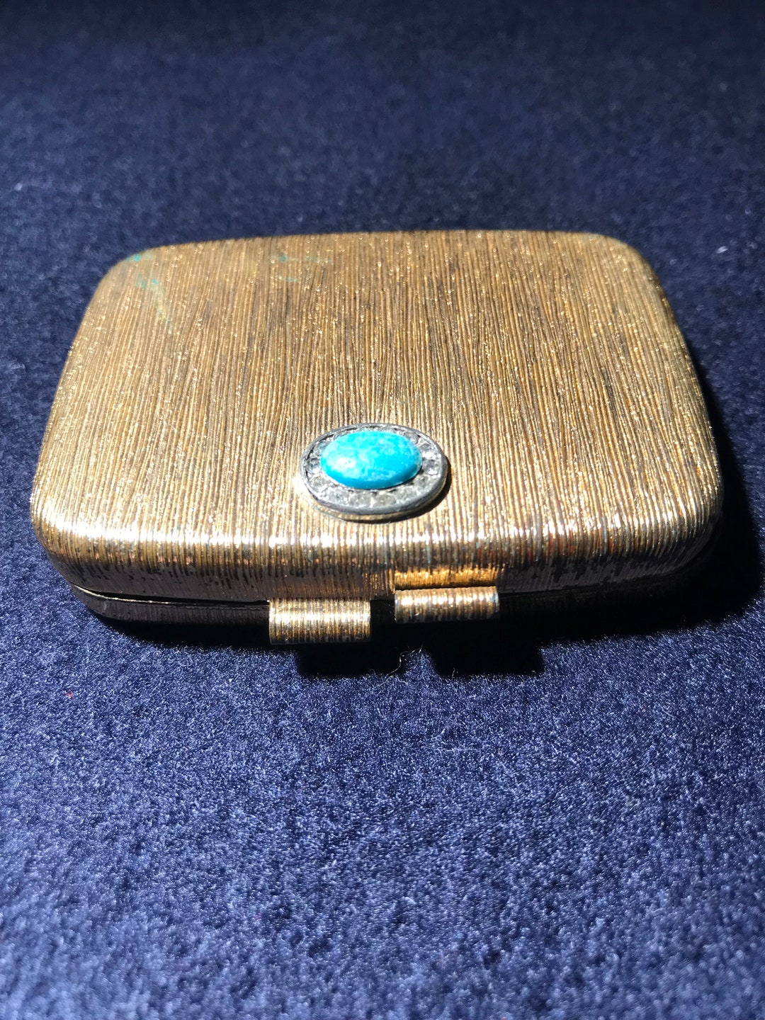 Vintage Revlon Gold Compact Love Pat Pressed Powder Make-up - Etsy