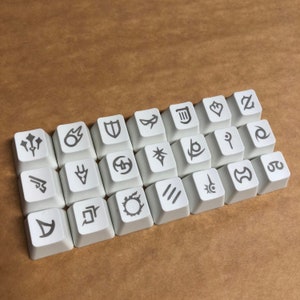 FFXIV Keycap Set, Final Fantasy Jobs Symbols - Etsy
