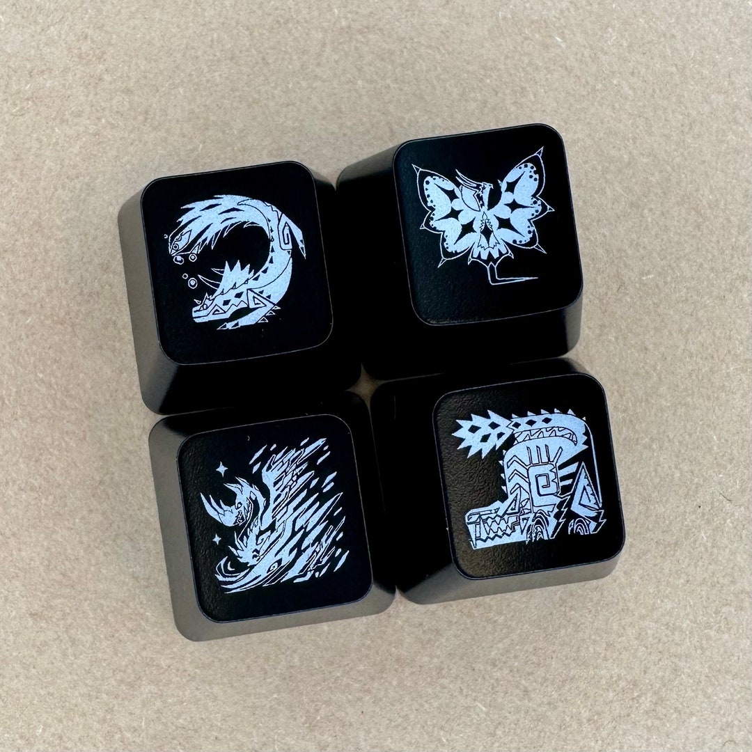 Monster Hunter Keycaps, Monsters - Etsy