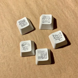 Monster Hunter Keycaps, Monsters - Etsy