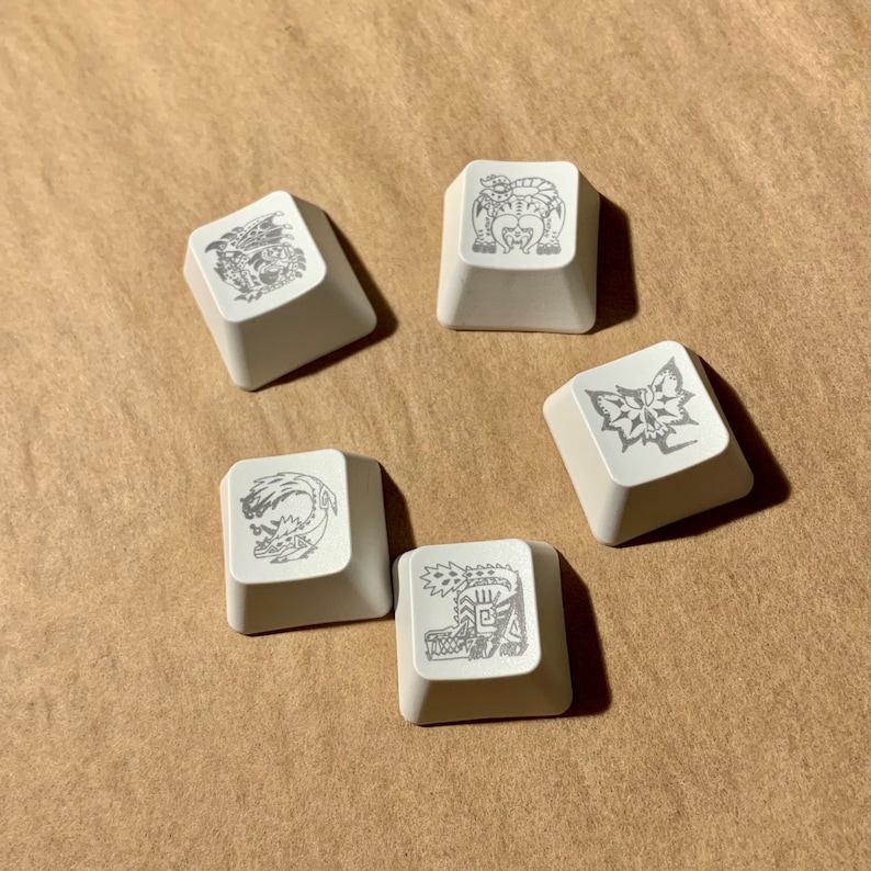 Monster Hunter Keycaps Monsters - Etsy
