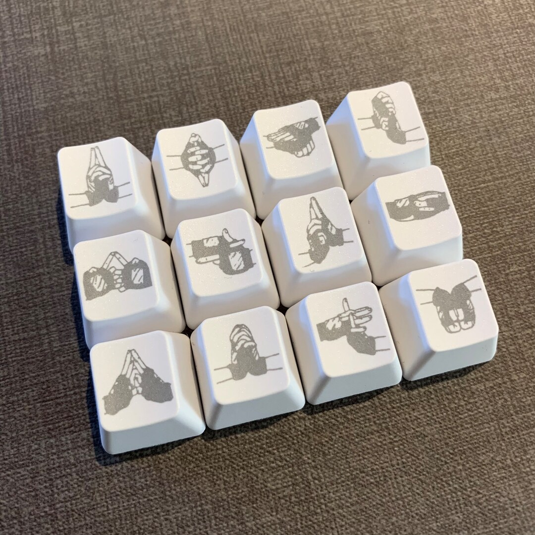 Hand Seal Keycap Set - Etsy