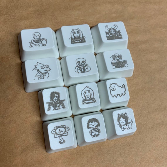 Undertale Keycap Set - Etsy