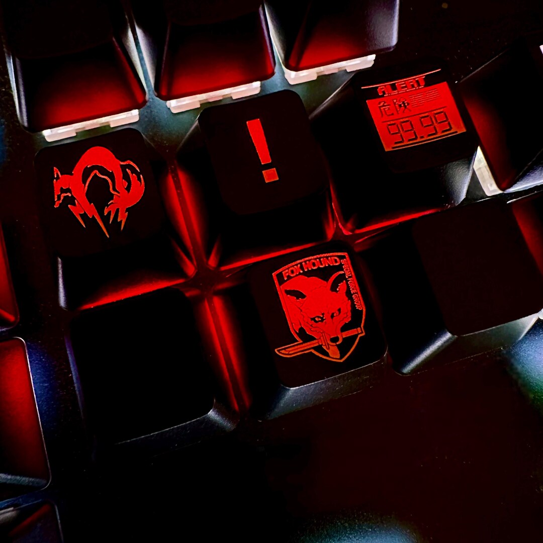 MGS Keycap Set (4) - Etsy