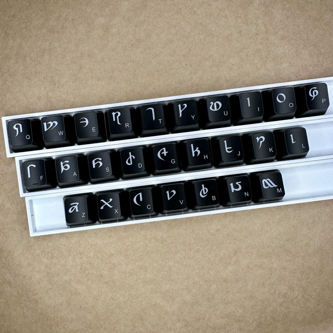FFXIV Keycap Set, Eorzean Alphabet - Etsy