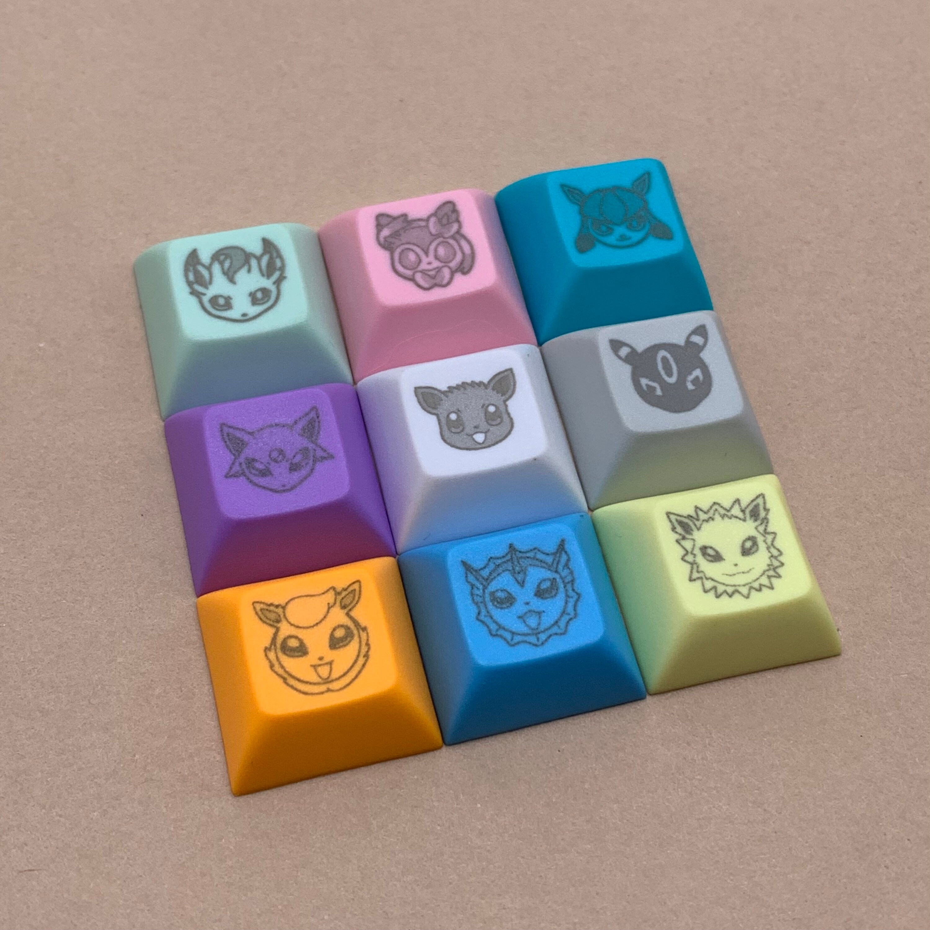 Eevee Keycap Set - Etsy