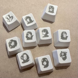 Persona 5 Keycap Set Cherry MX Laser Etched - Etsy
