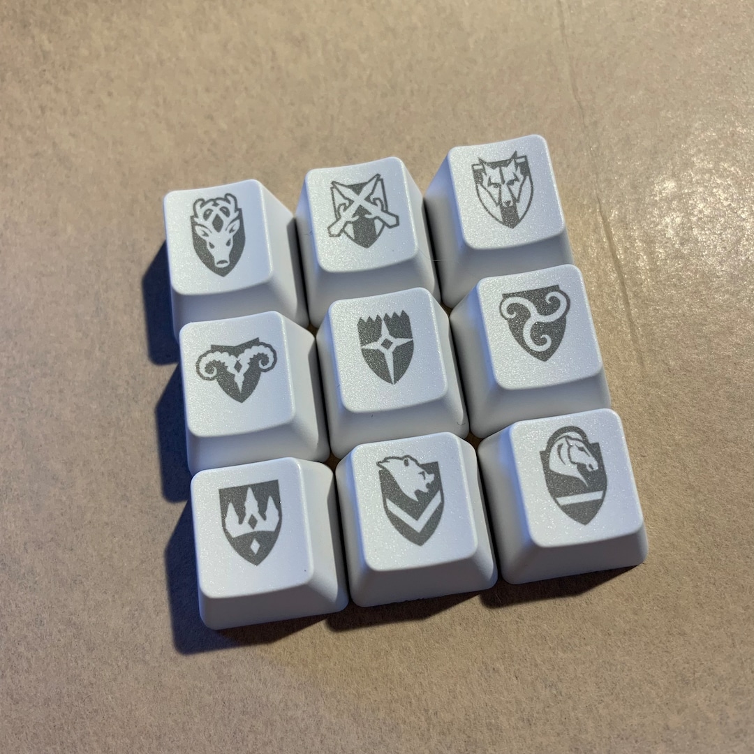 Custom Skyrim Cities Keycap Set - Etsy Australia