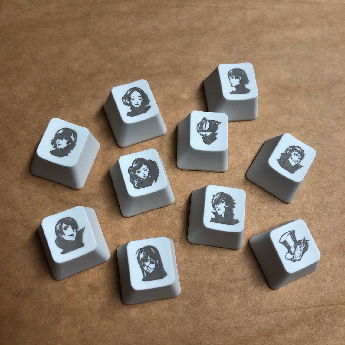 Persona 5 Keycap Set Cherry MX Laser Etched - Etsy