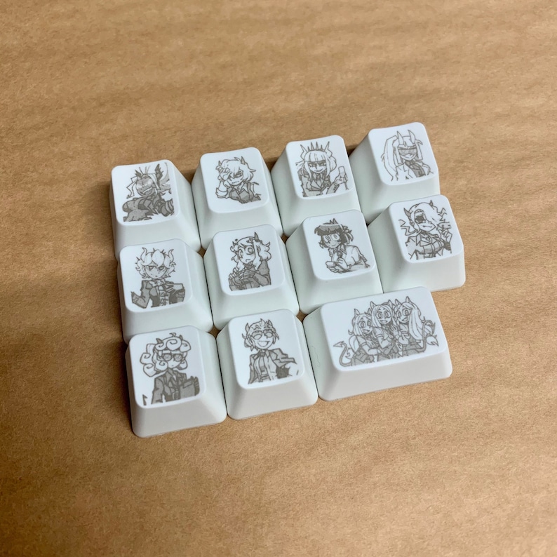 Helltaker Keycap Set - Etsy