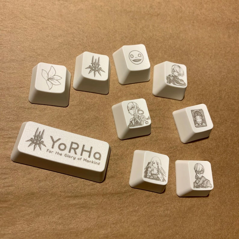Nier Keycap Set Gestalt Automata Replicant | Etsy