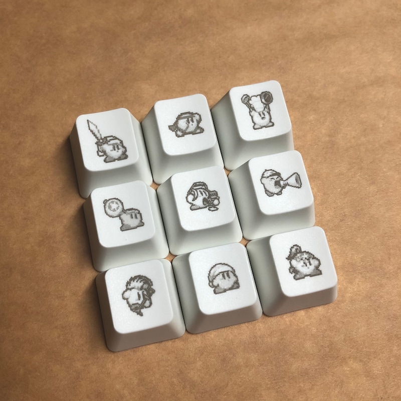 Custom Kirby Keycaps - Etsy