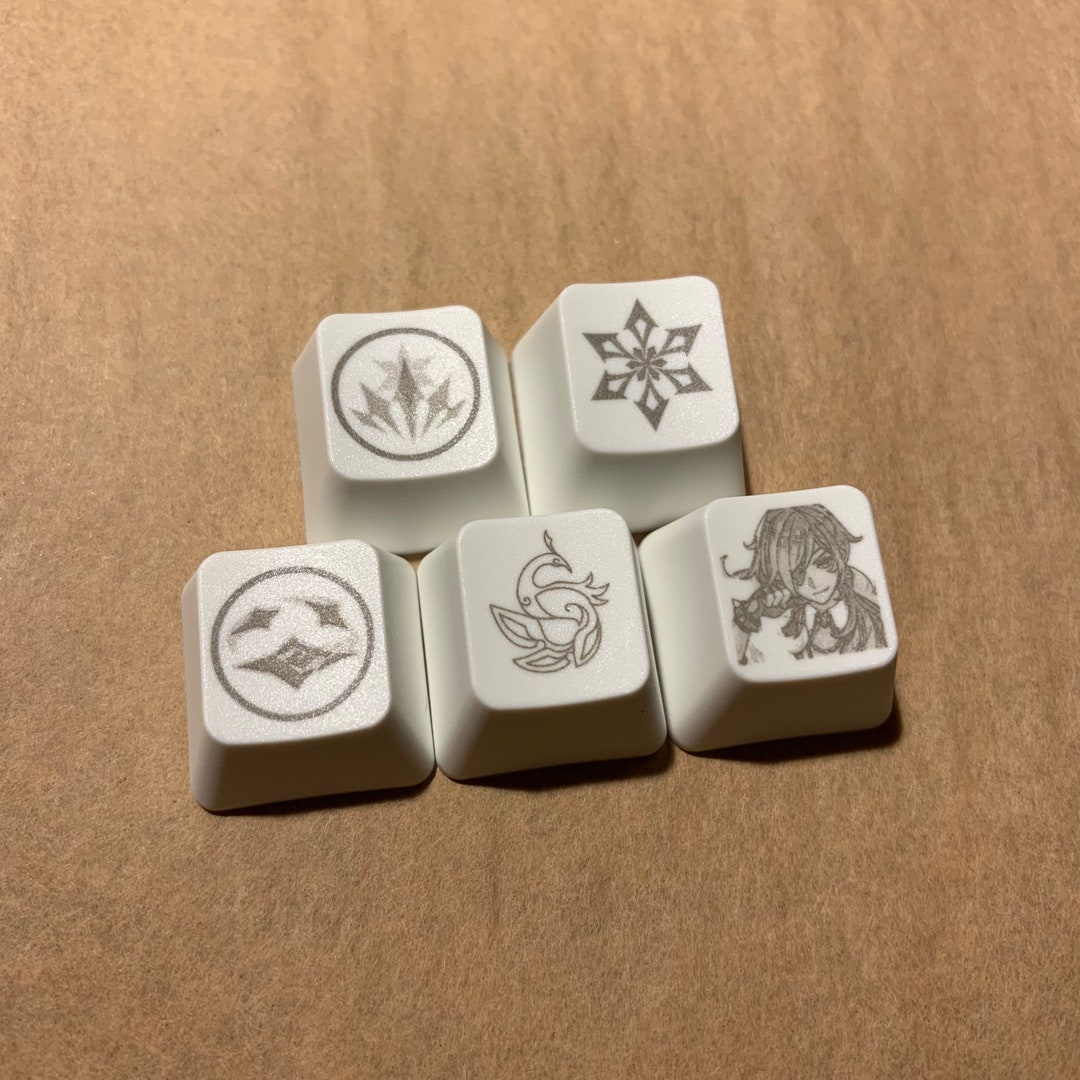 Genshin Impact Skill and Constellation Keycap Set - Etsy