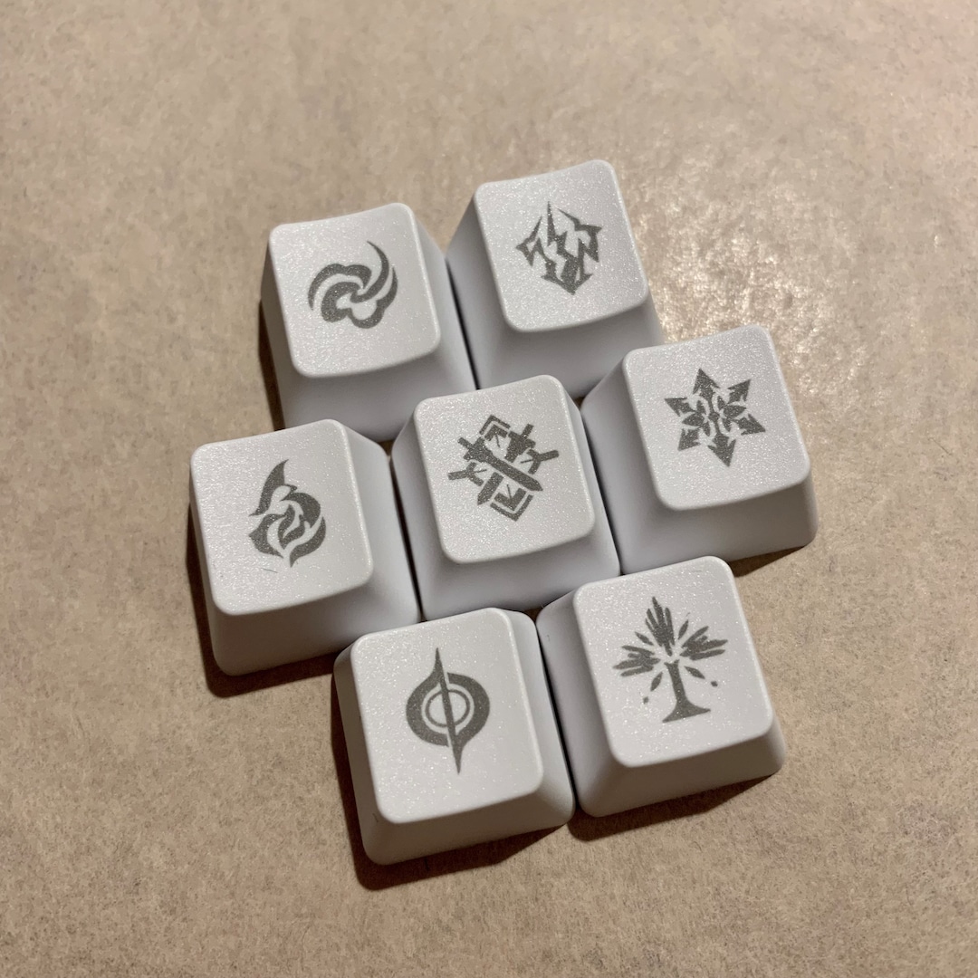 Honkai Star Rail Keycap Set, Elements (7) - Etsy