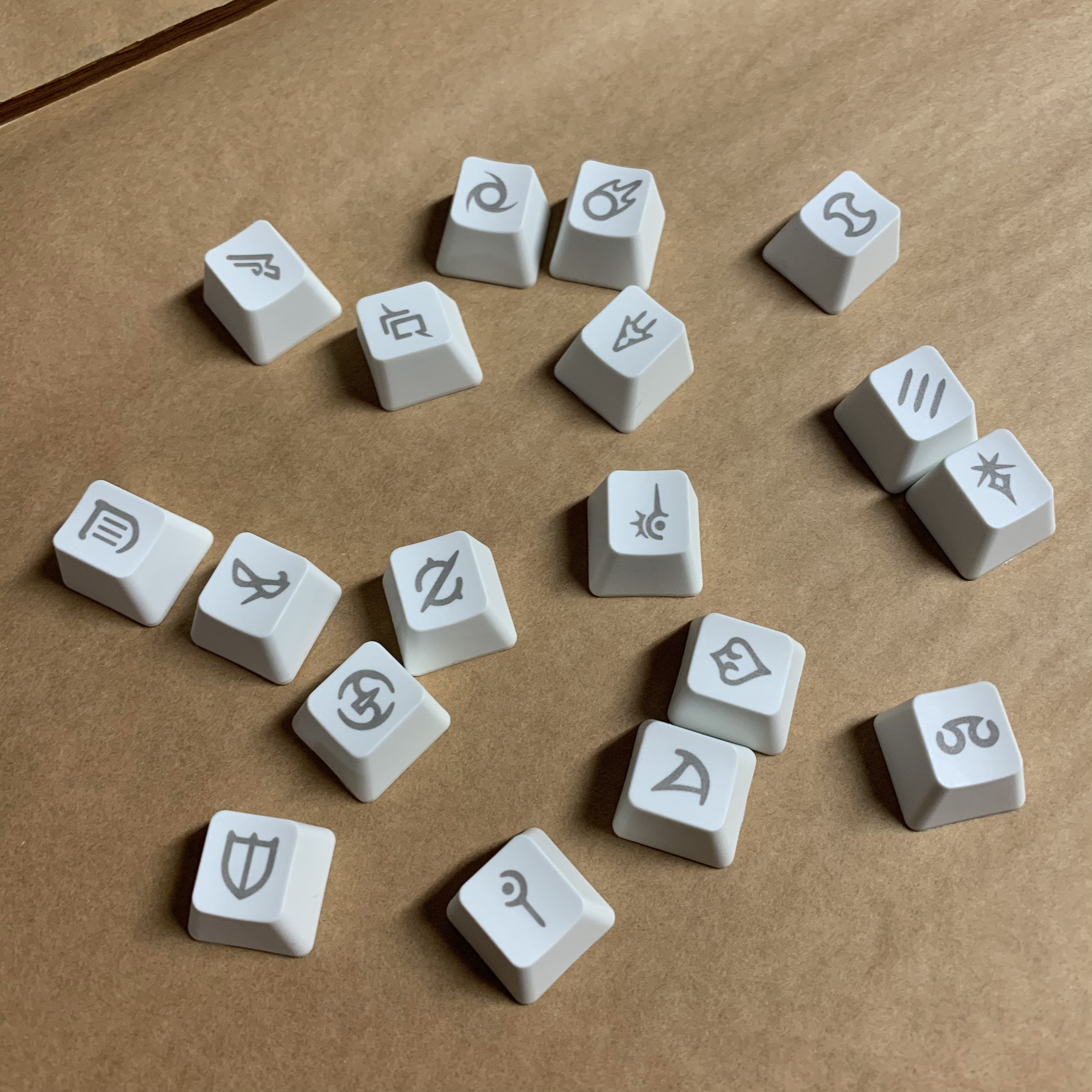 FFXIV Keycap Set Final Fantasy Jobs Symbols Cherry MX Laser | Etsy
