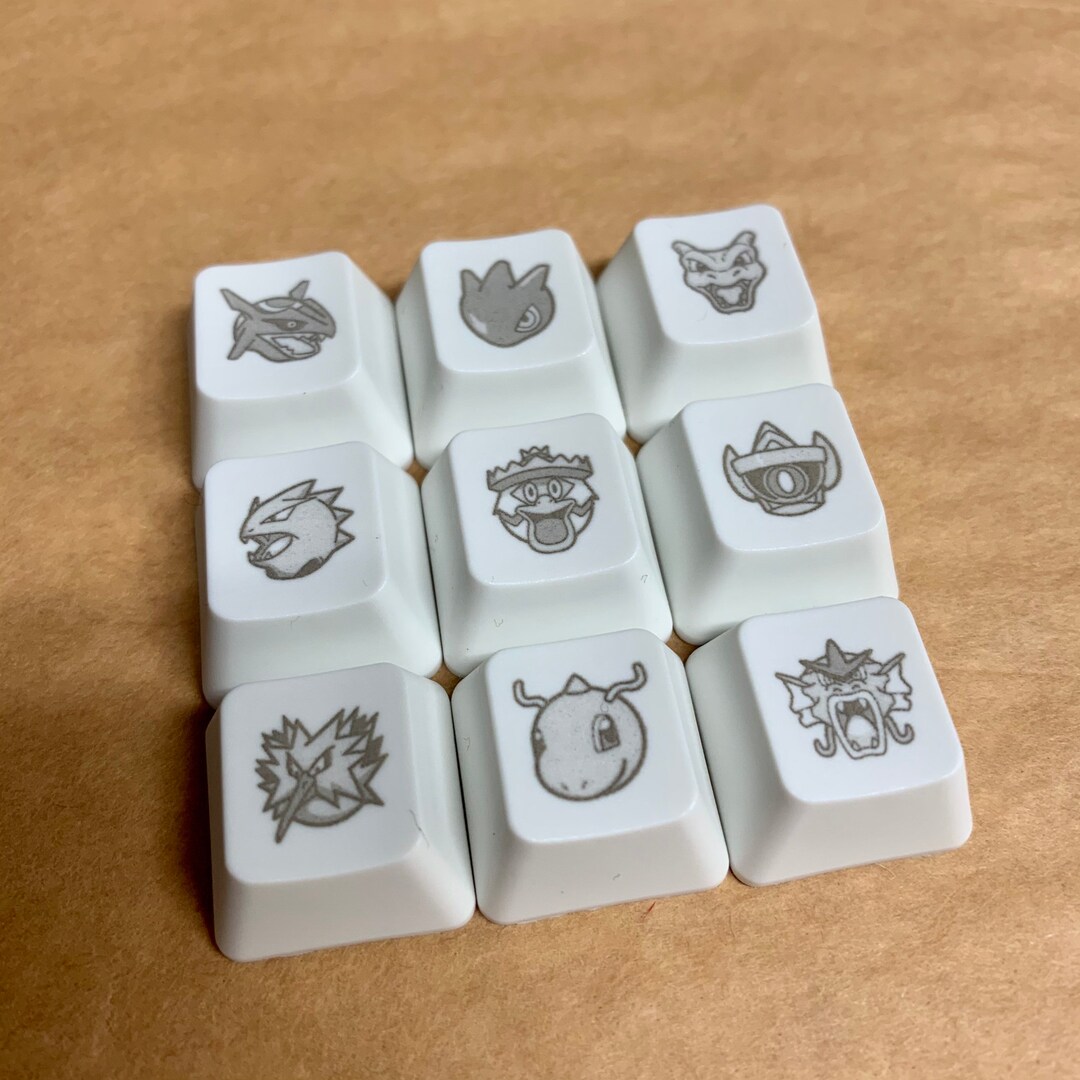 Custom Pokémon Icon Keycap Set - Etsy