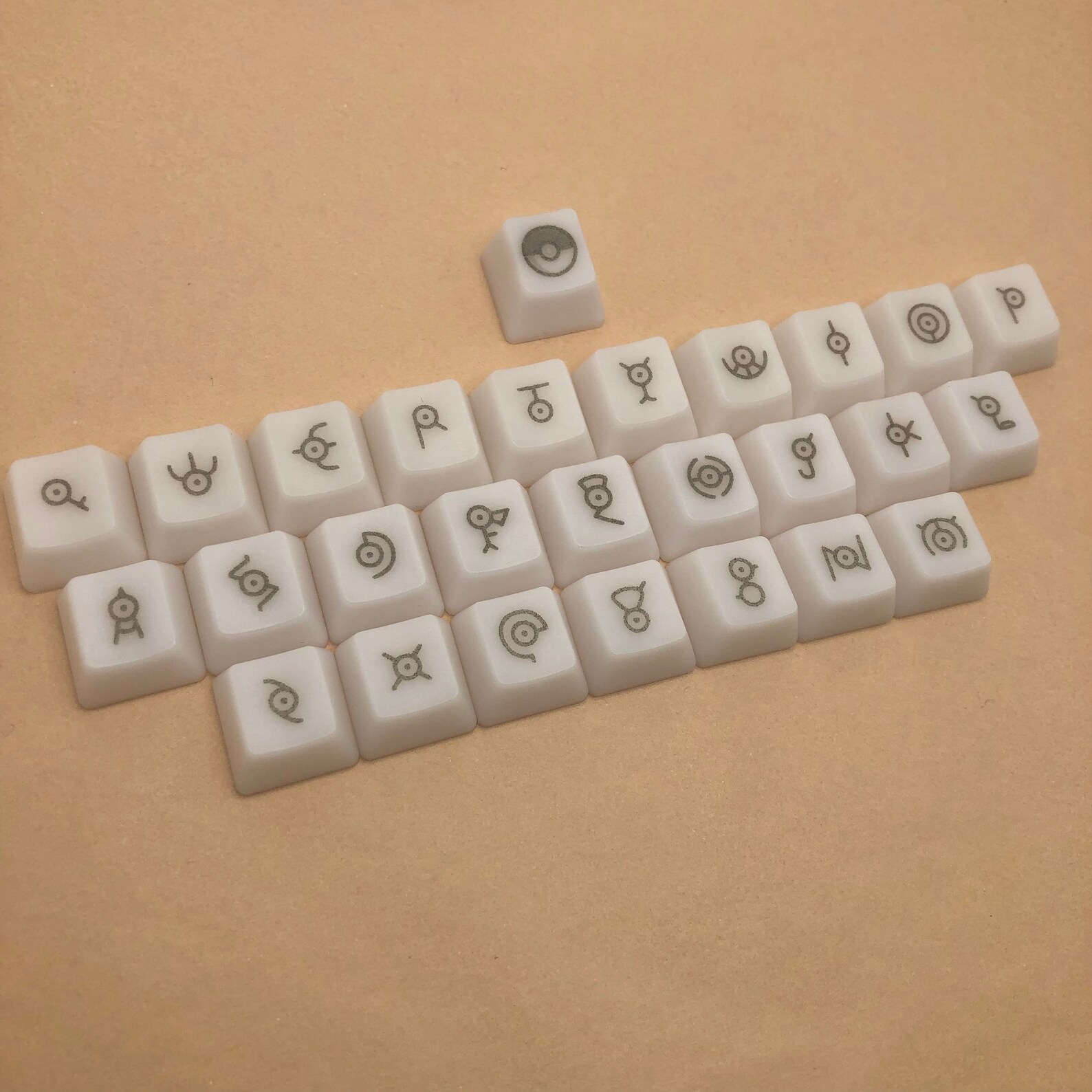 Unown Keycap Set - Etsy