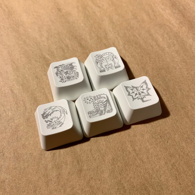 Monster Hunter Keycaps Monsters - Etsy