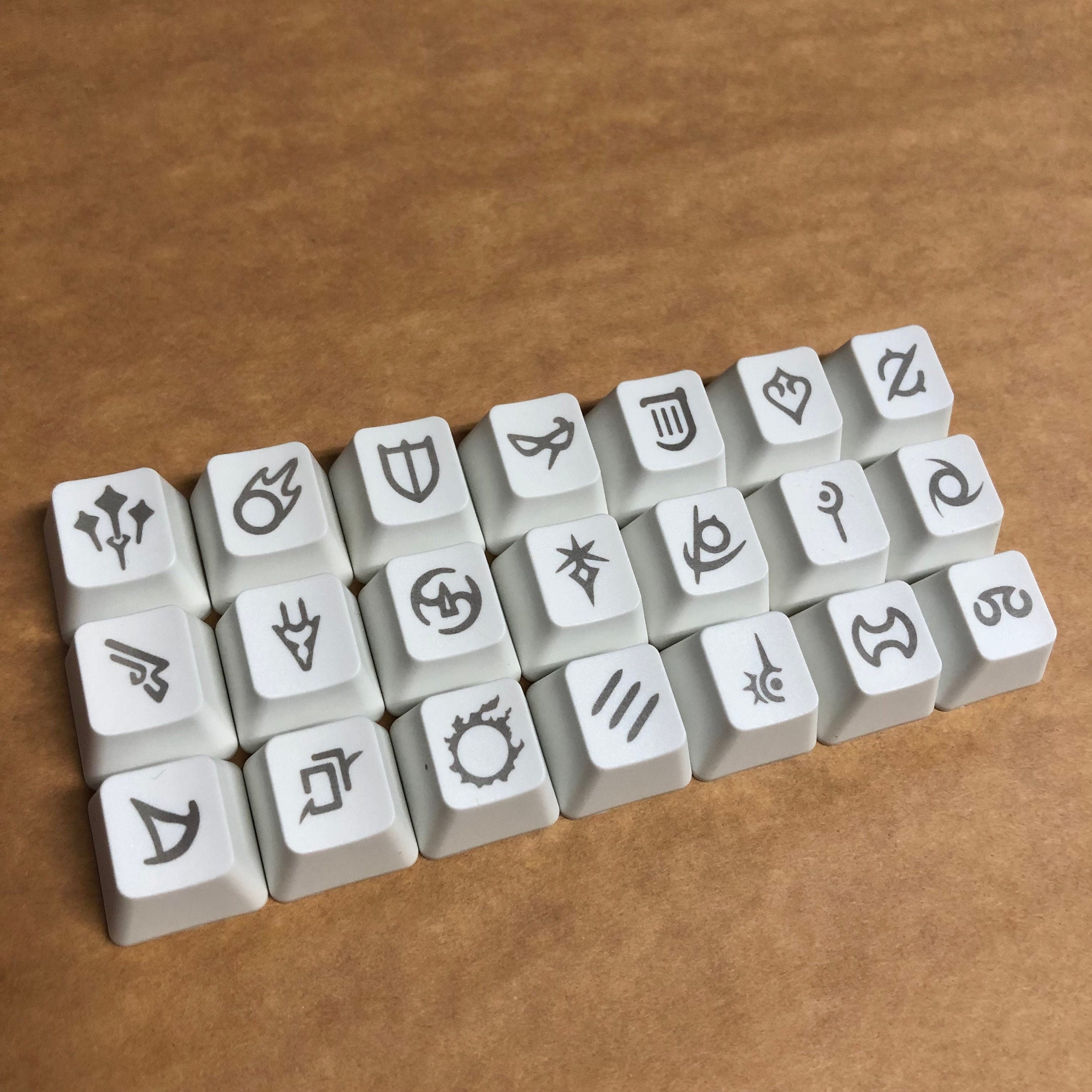 FFXIV Keycap Set Final Fantasy Jobs Symbols - Etsy