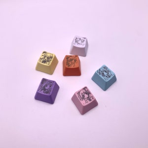 Madoka Magica Keycap Set - Etsy