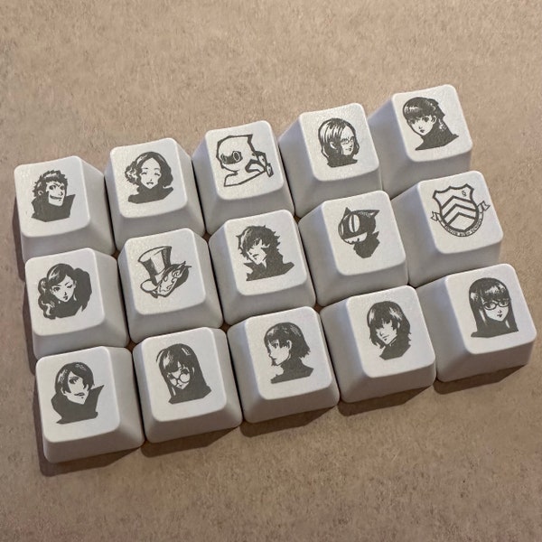 Persona 5 Keycaps - Etsy