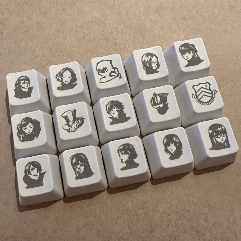 Persona Keycaps - Etsy