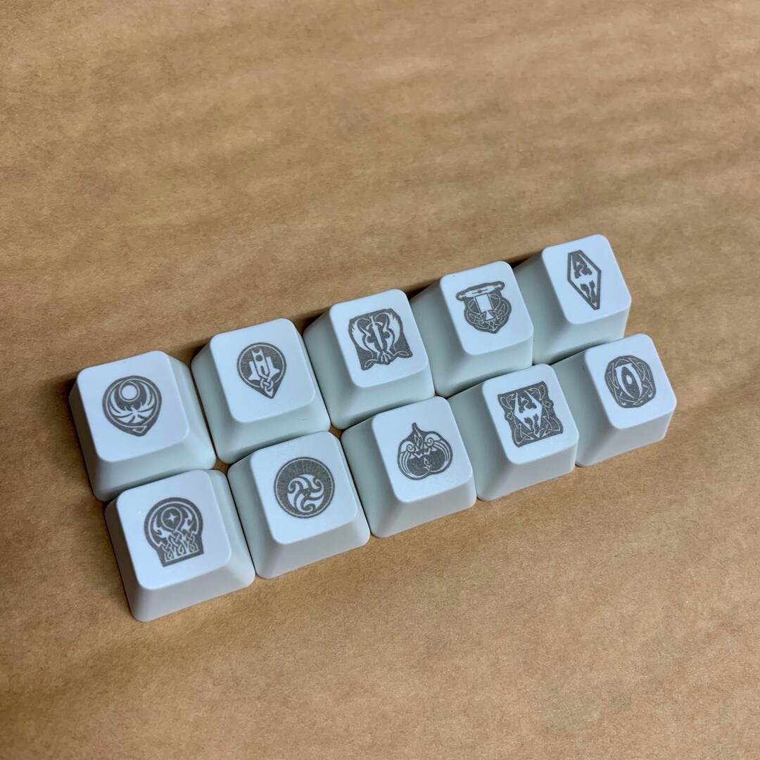 Custom Skyrim Keycap Set - Etsy Australia