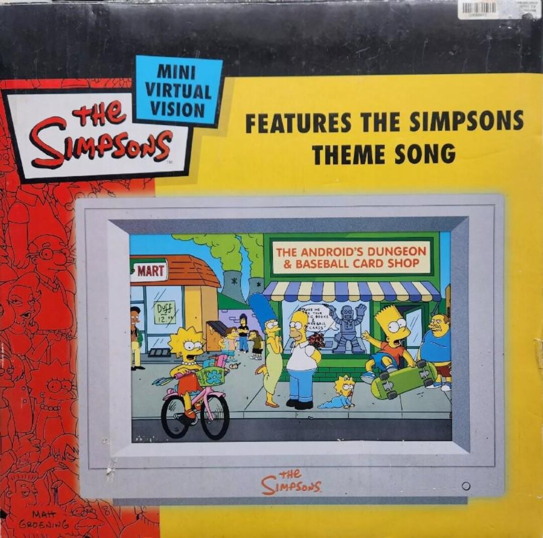 The Simpsons, Mini Virtual Vision, 2003, CIB, Tested & Works - Etsy