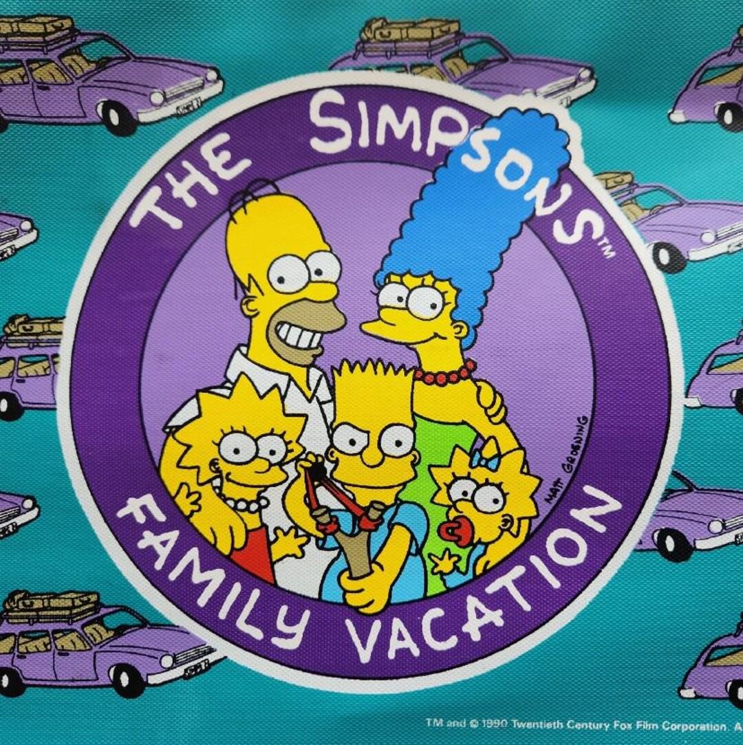 Vintage the Simpsons Suitcase, 1990, 20th Century Fox - Etsy