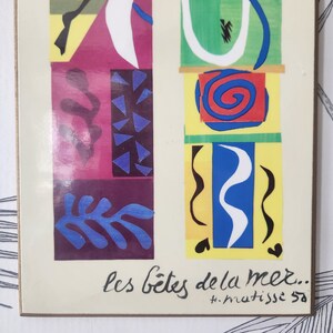 Henri Matisse beasts of the Sea 1950 No. 2650 Natl Gallery of Art Wash ...